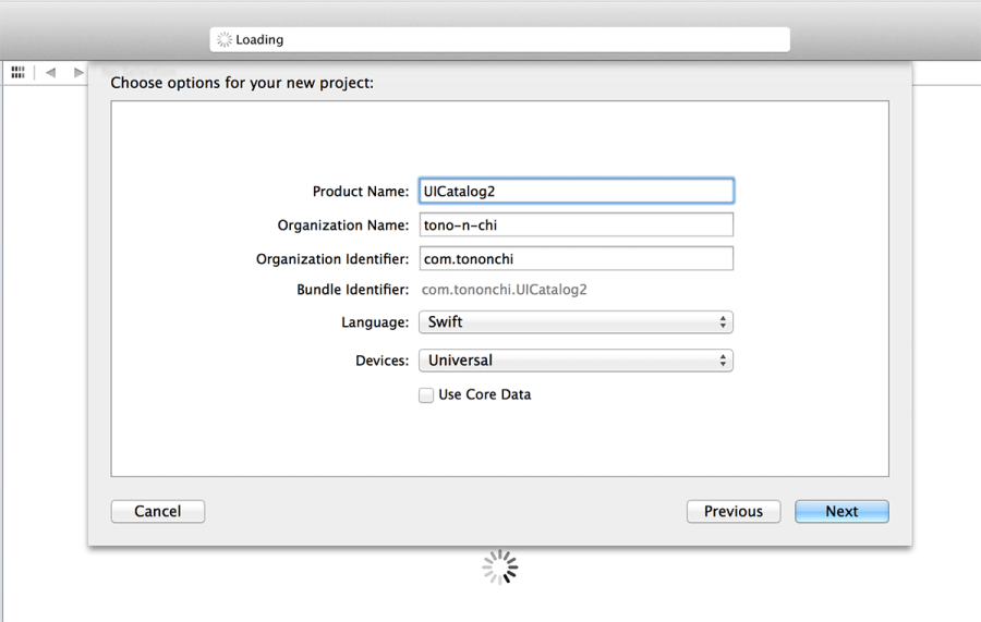 Swiftのお勉強にUICatalogをまねぶ 1(Storyboard) | とのログ